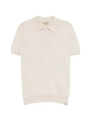 Woolrich Short-sleeved Polo Shirt For - Beige