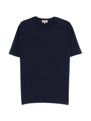 Woolrich Short-sleeved Knit T-shirt - Blue