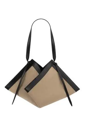 Yuzefi Wonton Tote Bag - Beige
