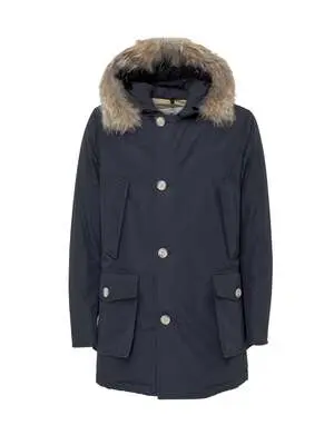 Woolrich Artic Mini Puffer Jacket With Hood - Blu