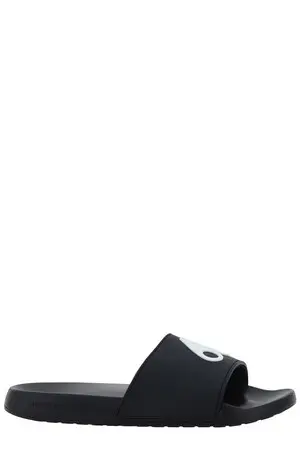 Moose Knuckles Logo Sport Slide Sandals - Black