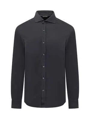 Brunello Cucinelli Long Sleeve Cotton Shirt