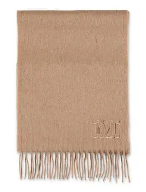 Max Mara Refined Camelwool Stole 28 Cm X 206 Cm - Brown