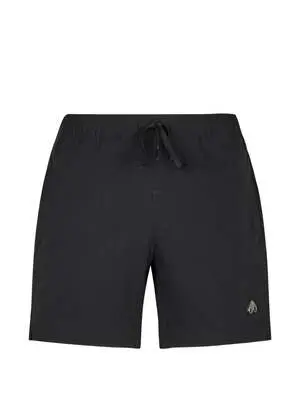 Moose Knuckles Logo Swim Shorts - Black