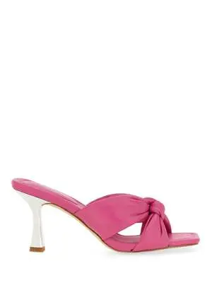 Michael Kors Elena High Heel Sandals - Fuchsia