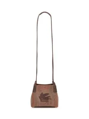 Etro Mini Shoulder Bag - Marrone