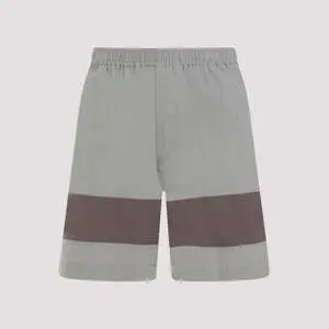 CRAIG GREEN Barrel Cotton Shorts - Grey