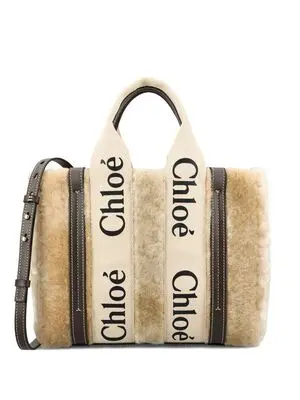 Chloé Small Shearling Tote Bag - Sumerybeig