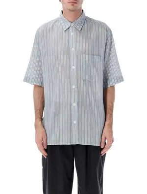 MARANT Mahvane Striped Cotton Shirt - Blue
