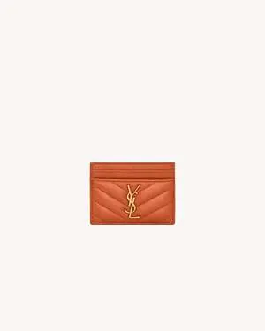 Saint Laurent Mini Cassandre Card Case - Dkmandarin