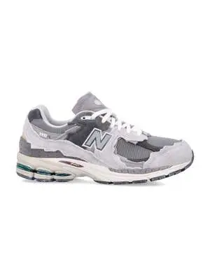 NEW BALANCE 2002r Suede And Mesh Lace-up Sneakers - Grey
