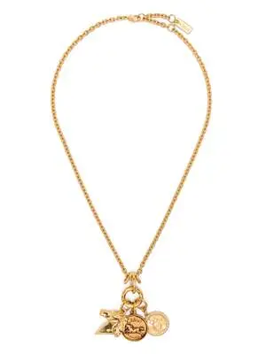 Chloé CHLOÉ Adjustable Logo Pendant Necklace Oro