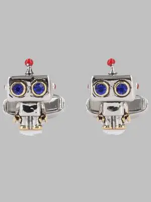Paul Smith Paul Smith Robot Cufflinks Silver