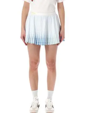 Casablanca Printed Mini Skirt - White