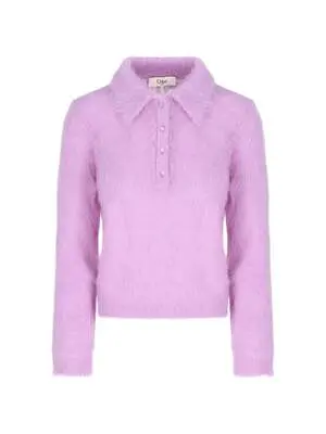 Chloé Mini Sweater With Mother-of-pearl Buttons