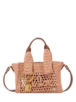 Chloé Raffia Mini Bag - Beige
