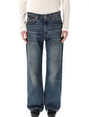 Our Legacy Third Cut Rocker Storm Wash Denim - Blue