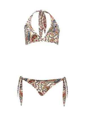 Etro Paisley Print Two-piece Swimsuit - Multicolour