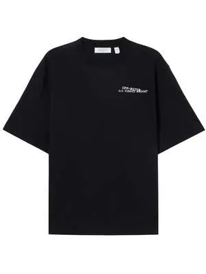 Off-White Essential Cotton T-shirt For - Black