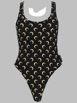 MARINE SERRE Mini Swimwear For Ss26 Collection - Black