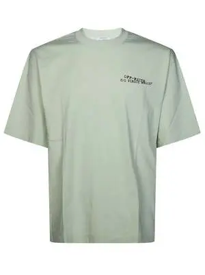 Off-White Classic Fit Mini T-shirt For - Verde