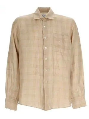 Our Legacy Linen Shirt Size It - Beige