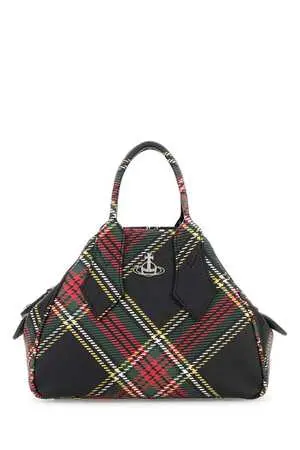 VIVIENNE WESTWOOD Printed Synthetic Leather Mini Yasmine Handbag - Multicolour