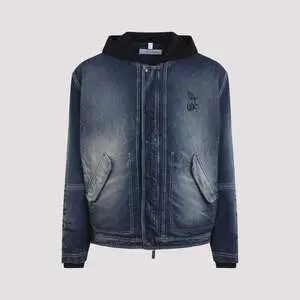Off-White Cherrand Fleece Jacket For Ss26 Collection - Blue