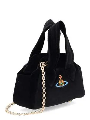 VIVIENNE WESTWOOD Archive Mini Yasmine Handbag - Black
