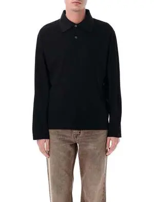 Our Legacy Rugby Long Sleeve Top - Black