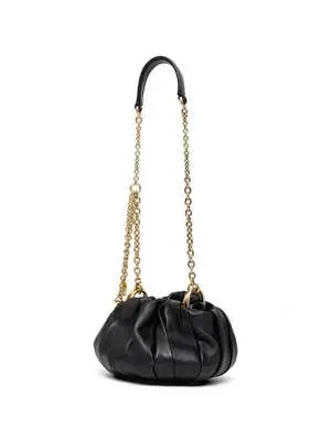 Chloé Mini Plissé Pouch - Black