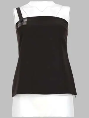 Paloma Wool Asymmetrical Strap Mini Top - Brown