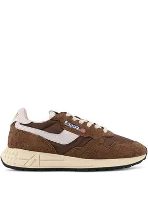 AUTRY AUTRY "Mechanic" Lace-Up Suede And Nylon Sneakers Marrone