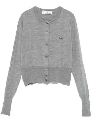 VIVIENNE WESTWOOD Mini Cardigan - Light Grey