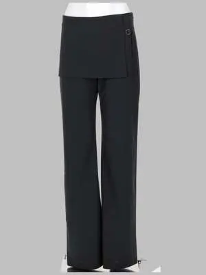 Paloma Wool Wide Leg Trousers With Wrap Detail - Grey