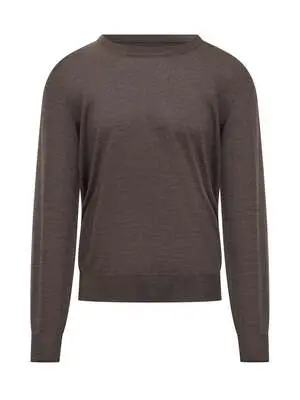 Brunello Cucinelli Giro Neck Knitwear Sweater - Moro