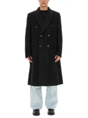 Our Legacy Double-breasted Oversized Jacket For - Black
