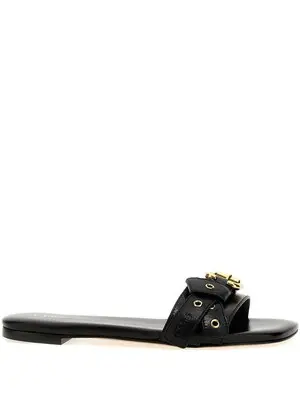 Chloé Chic Mae Flat Sandals - Black