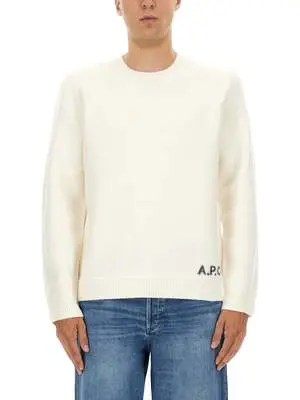 A.p.c. Crew Neck Wool Sweater