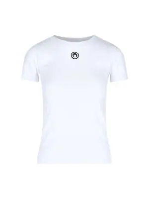 MARINE SERRE Moon Motif T-shirt - White