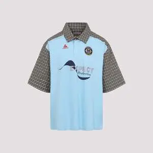 Martine Rose Short Sleeves Mini Poloshirt - Blue