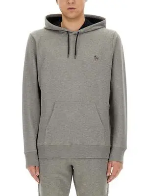 Paul Smith Logo Hoodie - Grey