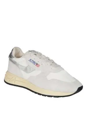 AUTRY Reelwind Low Suede And Shell Sneakers - Bianco