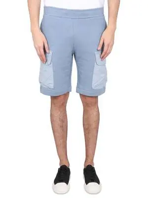 Paul Smith Cotton Bermuda Shorts With Elastic Waistband