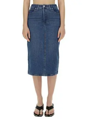 Alexander Wang Low-rise Midi Skirt