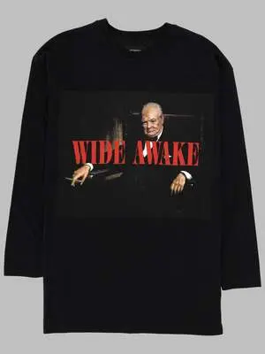 REPRESENT Long Sleeve Churchill T-shirt For - Black