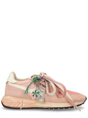 AUTRY Lace-up Low-top Sneaker With Charm Detail