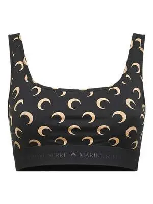 MARINE SERRE Moon-print Mini Dress With Reinforced Hem