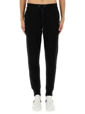 Paul Smith Organic Cotton Jogging Pants - Black