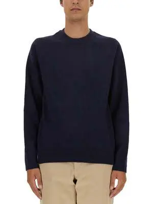 Paul Smith Merino Wool Crew Neck Sweater - Blue